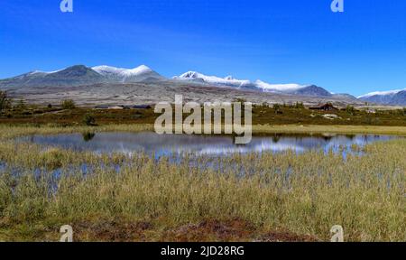 View from Spranget (Sel municipality, Innlandet, Norway) towards ...