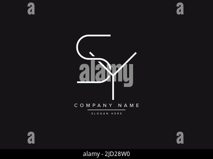 Alphabet letter icon logo SY Stock Vector Image & Art - Alamy