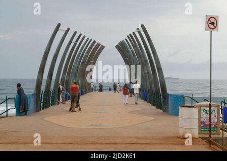 Whale Bone Pier, Umhlanga, South Africa Stock Photo - Alamy
