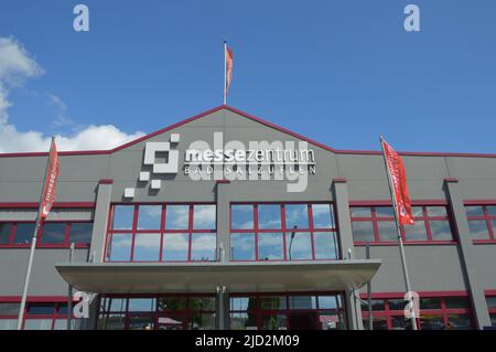 fair building in Bad Salzuflen, Germany Stock Photo - Alamy