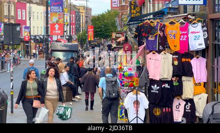 Amazing Camden High Street with its colorful and crazy shops - LONDON ...