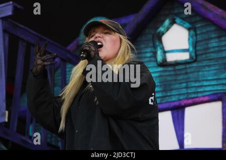 Neuhausen Ob Eck, Germany. 17th June, 2023. Singer Svea plays at the ...