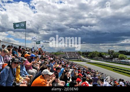 Circuit atmosphere - fans in the grandstand. 14.06.2026. Formula 1 ...
