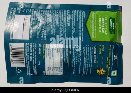 Tata sampann Moong dal chilla mix instant food. Readymad batter to make ...