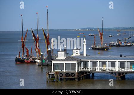17/06/2022 Gravesend UK It has been the warmest day of the year in ...