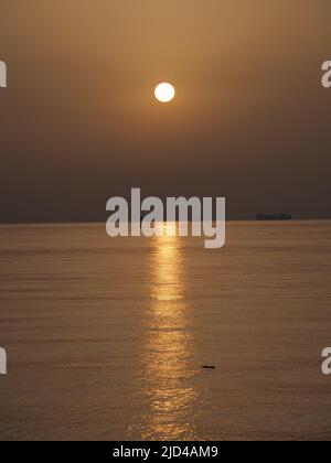 Sheerness, Kent, UK. 18th June, 2026. UK Weather: stunning sunset in ...