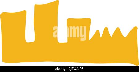 Polygonal angular geometric shape. Irregular Handdrawn Freeform Stock ...