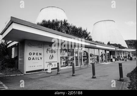 The landmark theatre, Ilfracombe Devon in black and white 2022 Stock ...