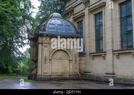 Stunning architecture of Saltaire URC Church, Saltaire, a Victorian ...