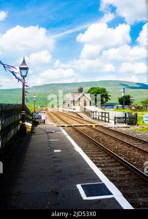 Ribblehead Station is just a short walk to the famous Ribblehead ...