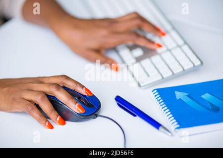 Hands Mouse paperwork architectural design plan work flat lay Stock ...