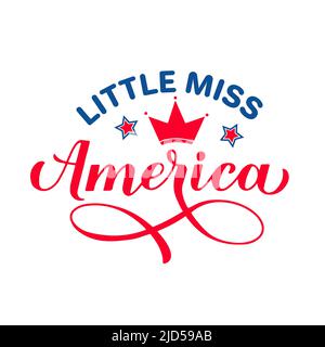 Little miss vector calligraphy lettering text. Hand drawn modern and ...