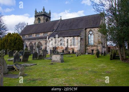 St Michael church Colwich Staffordshire Stock Photo - Alamy