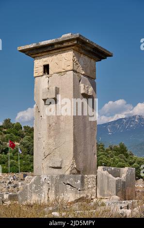 Harpy pillar in ruins of ancient city Xanthos, Turkey Stock Photo - Alamy