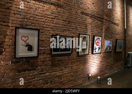 Seattle, USA. 8 Jun, 2022. BanksyLand Unauthorized and Unmasked ...