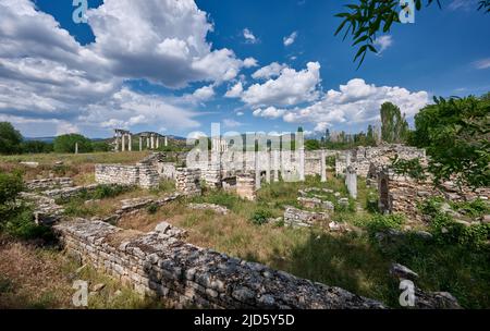 Bishop's Palace in front of Temple of Aphrodite in Aphrodisias Ancient ...