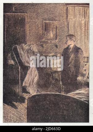 The Invisible Man. Griffin and Dr Kemp have a discussion Stock Photo ...