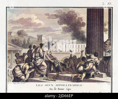 Sacrifice by Romans before the the Battle of Capua Stock Photo - Alamy