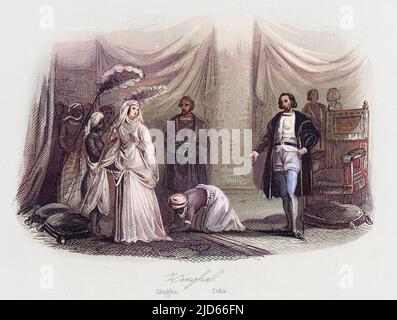 Anna Nzinga, Princess of Angola, West Africa, makes peace with Portugal ...