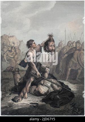 HE KILLS GOLIATH Stock Photo - Alamy
