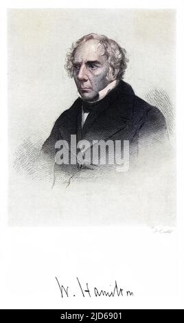 WILLIAM HAMILTON (1788-1856) Scottish philosopher Stock Photo - Alamy
