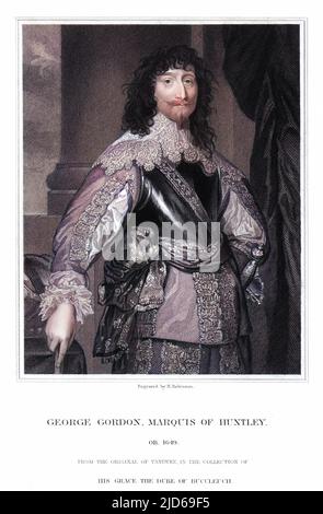 GEORGE GORDON, second marquess of HUNTLY Royalist commander, beheaded ...