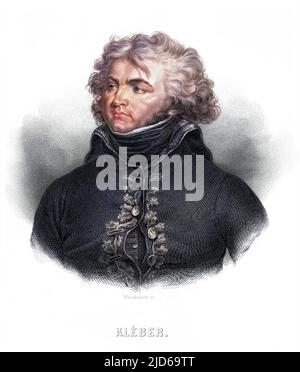 JEAN-BAPTISTE KLEBER French military commander in heroic posture on a ...