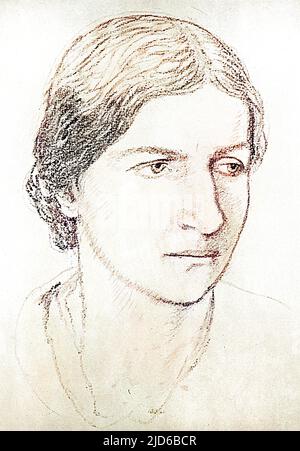 NAOMI MITCHISON (nee Haldane) writer of 'The conquered', 'Cloud cuckoo ...
