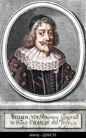 Sir William Noy or Noye (1577-1634), Attorney General in England under ...