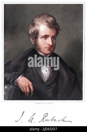 JOHN ARTHUR ROEBUCK statesman Colourised version of : 10174464 Date ...