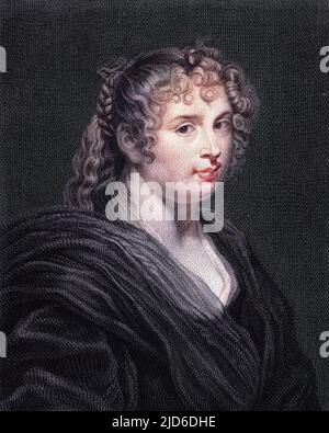 HELENA FORMANN (Fourment) the second wife of Rubens, with two of their ...