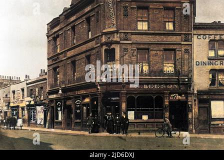 South London : the corner of Peckham High Street and Hill Street ...