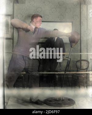 Primo Carnera (1906 - 1967), Italian heavyweight boxer, who had just ...