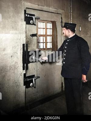 A French prison guard Stock Photo - Alamy