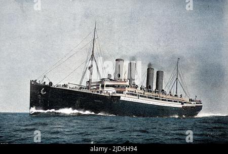 SS Kaiser Wilhelm der Grosse German Ocean Liner smoking cabin North ...