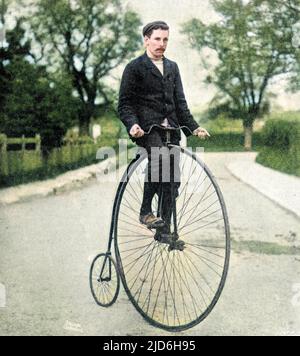 The 'Penny Farthing' or 'Ordinary' Bicycle of the 1870s Stock Photo - Alamy