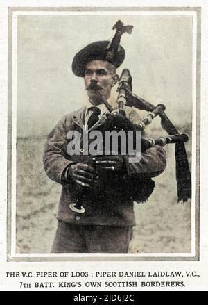 Daniel Laidlaw (1875 - 1950), Scottish soldier, won the V.C. at Loos ...