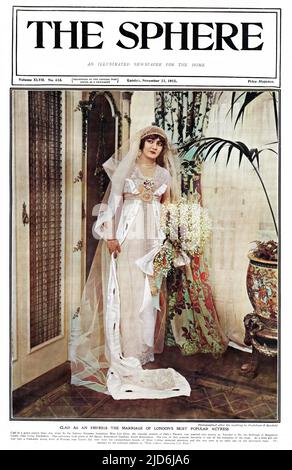 Lily Elsie (1886 - 1962) popular theatre actress and singer an star of ...