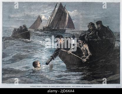 CAPTAIN WEBB 1875 Stock Photo - Alamy