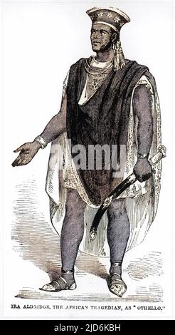 Ira Aldridge Was An African American Actor Known For His Performances
