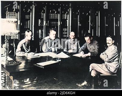 KERENSKY AND CABINET Stock Photo - Alamy
