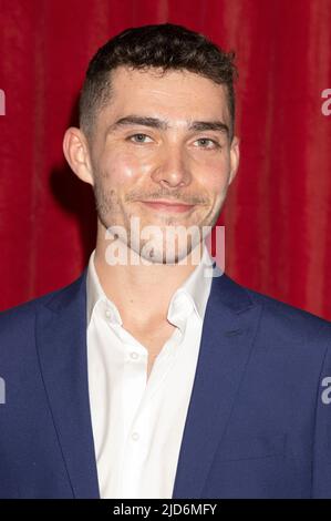 Maximus Evans arriving for the British Soap Awards 2022 at the Hackney ...