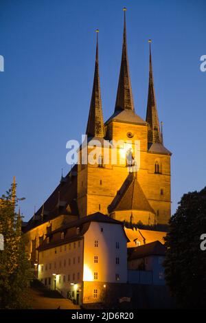 Germany, Thuringia, Erfurt, St Severin's Church, Dom St Mary Stock ...