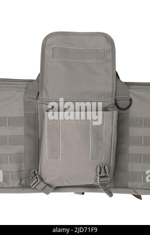 Soft light beige gun case with extra pockets. Bag for storing and ...