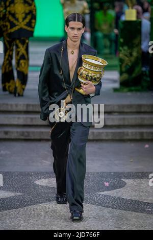 Milan, Moncalieri, Italy. 18th June, 2022. Celebrities arrive at the ...