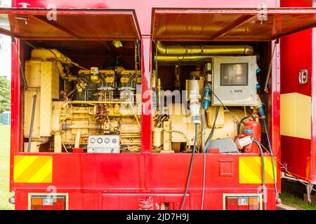 Fairground lorry detail, UK Stock Photo - Alamy