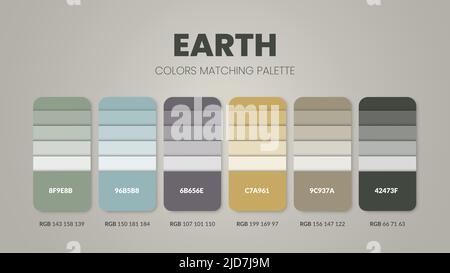 Earth tone colour schemes ideas.Color palettes are trends combinations ...