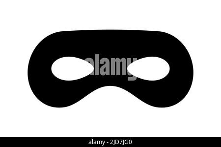 Mask superhero carnival or opera actor vector icon Stock Vector Image ...