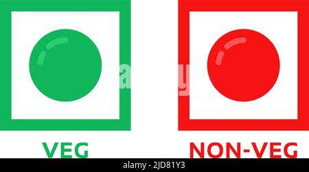 Non vegetarian sign, Non Veg logo, Non Veg symbol, Red color Non veg ...