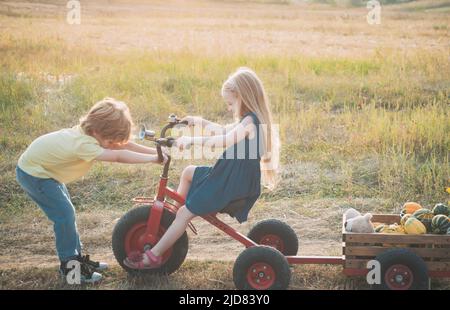 Kids kiss. Love story for cute children. Romantic and love. Childhood ...